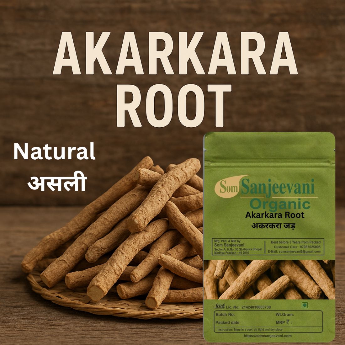 Akarkara Root & Powder | Traditional Herbal Root for Daily Wellness ...